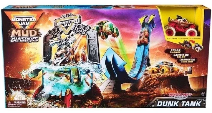 Set de joaca Monster Jam 1 64 Mud Blasters Dunk Tank multicolor ...