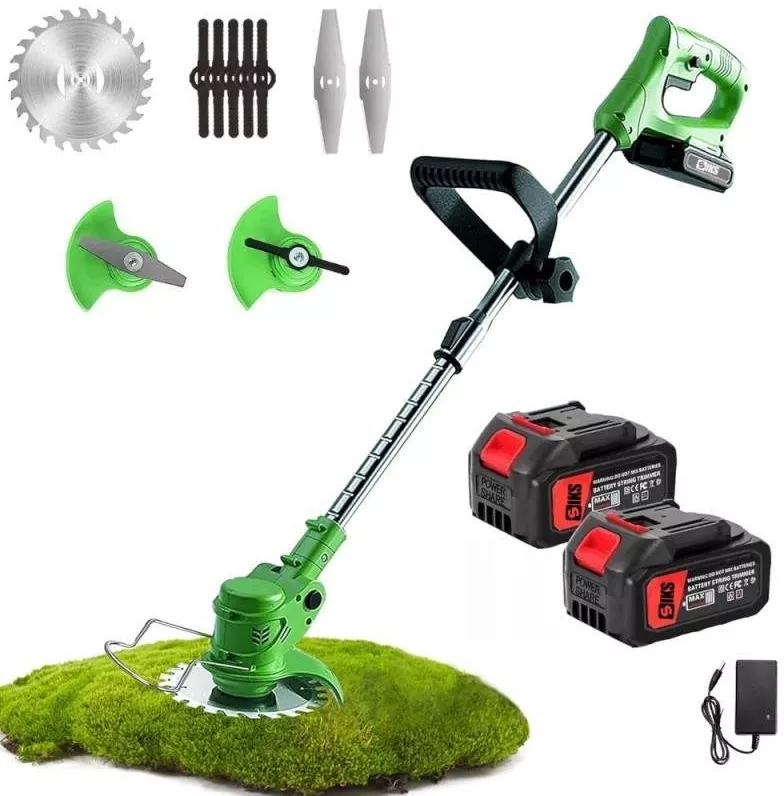 Motocoasa Electrica SIKS Cu Acumulator Fara Fir Cu Disc 2 Acumulatori ...