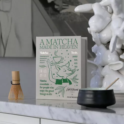 Set ustensile pentru ceai Matcha Printworks x Cafe Kitsune A Matcha ...
