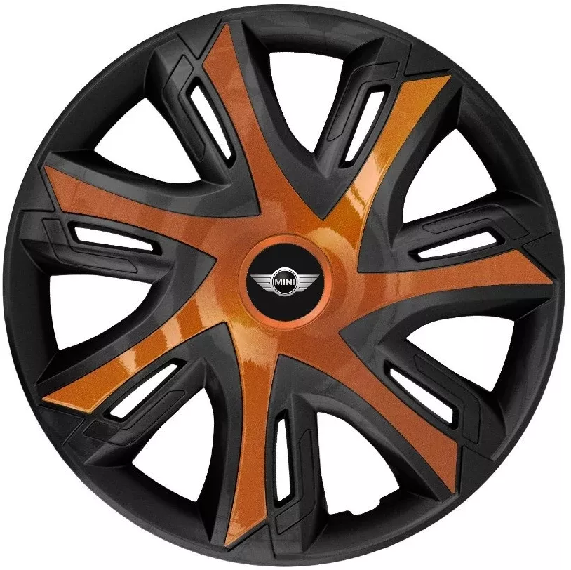 Set 4 capace roti Power bicolor cooper R15 pentru gama auto Mini 5fiz ...