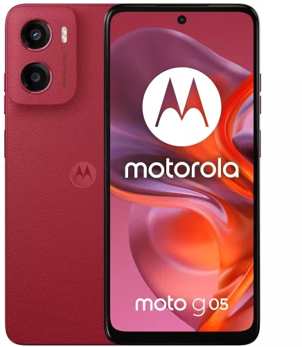 Telefon Mobil Motorola Moto G05 Dual SIM 128GB 4GB RAM 4G Plum Red PB6L0029RO - domo.ro