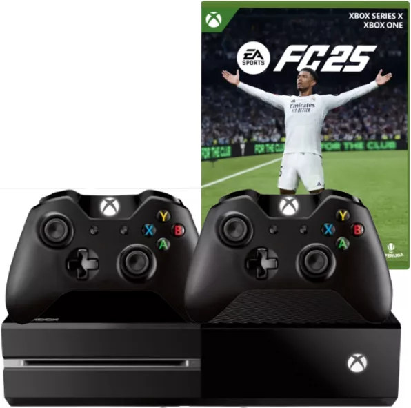 Consola Xbox One 1TB + 2 Controllere Second-Hand + Joc Ea Sports Fc 25 ...