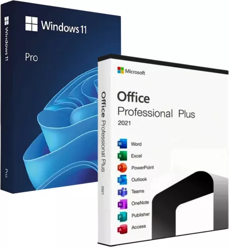 Pachet reactivabil licente Windows 11 Pro Retail si Office 2021 Pro ...