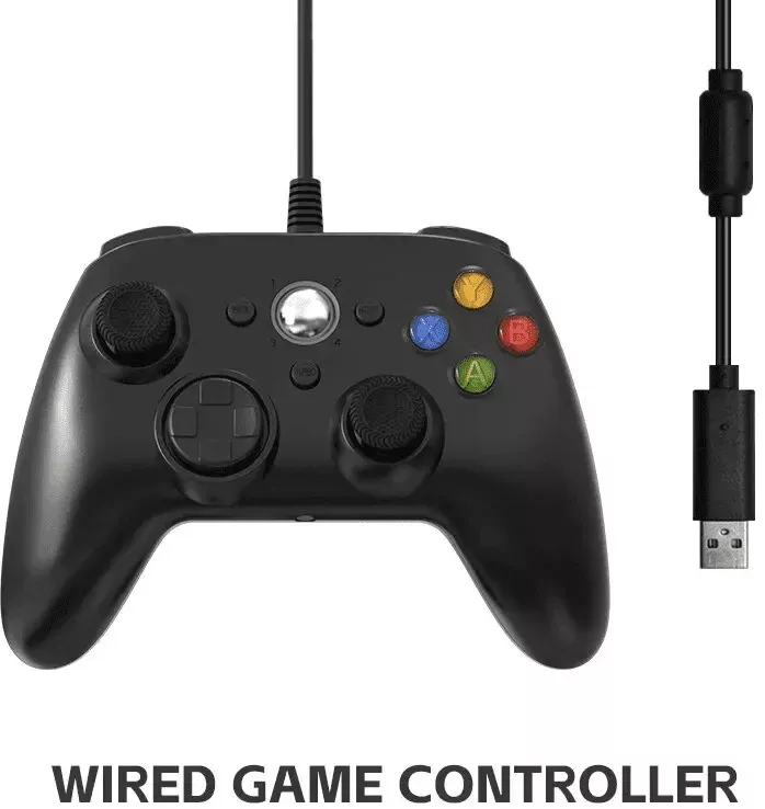 Games controller For Xbox or PC cu Dual-Vibration - XBOX 360 Wired IS30566 - domo.ro