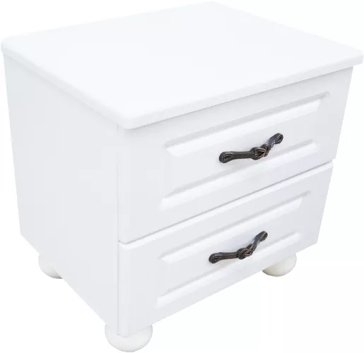 Noptiera Dynasty Alba 51 x 40 x 50 cm dynastyalbnoptiera - domo.ro