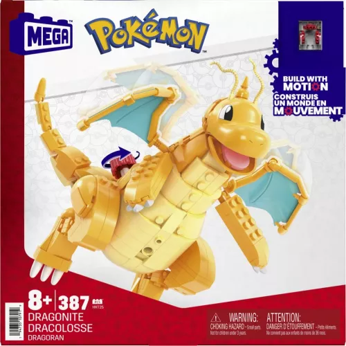 Set de constructie Pokemon Mega Dragonite 387 piese HBR_MTHKT25 - domo.ro