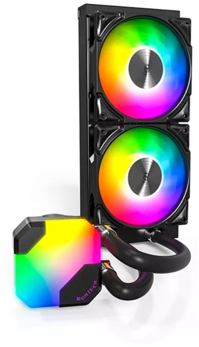 Cooler procesor Montech HyperFlow ARGB 240 Black cpmthf240b - domo.ro