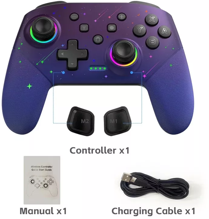 Data Frog fA&fnof rA&fnof fir controller For Nintendo Switch IS345451 ...