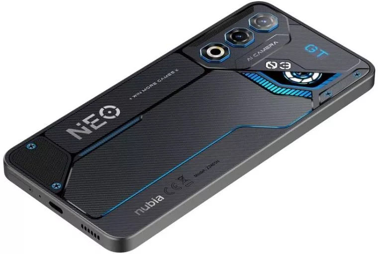 ZTE Nubia Neo 3 Gt 5G 256GB 12GB Dual SIM Interstellar Gray P820F05G