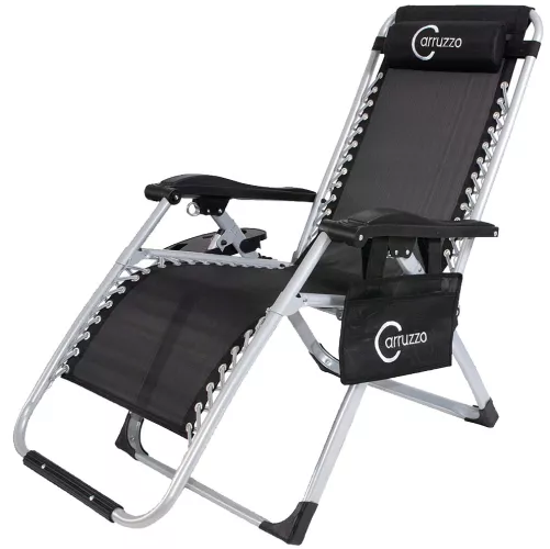 Scaun tip Sezlong Pliabil Deluxe Gravitatie Zero pentru Terasa Gradina ...