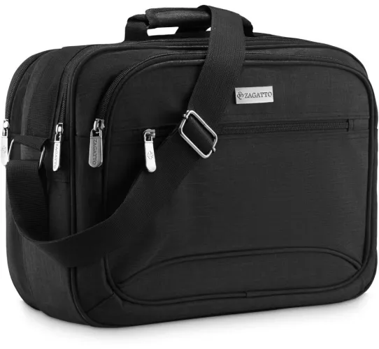 Geanta barbati Zagatto R Negru Messenger Casual Business Geanta de umar ...