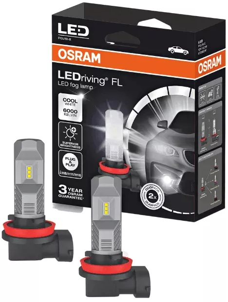 Set 2 becuri auto LED Osram H8 / H11 / H16 LEDriving HL New Generation ...