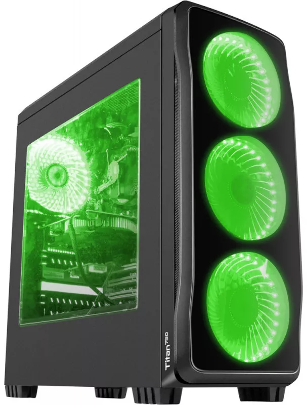 Calculator Unitate PC Gaming Genesis Titan 750 Green i5 6500 16gb ram ...