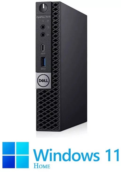 Mini PC Dell OptiPlex 7070 Octa Core i7-9700T 16GB 256GB SSD Win 11 ...