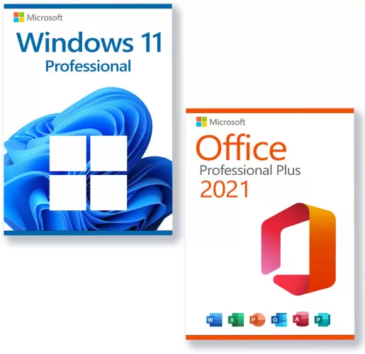 Windows 11 Pro Retail + Office 2021 Pro Plus Licenta Permanenta ...