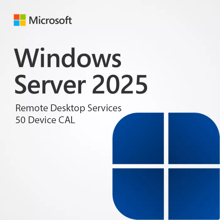 Windows Server 2025 Remote Desktop Services RDS 50 Device CAL ...