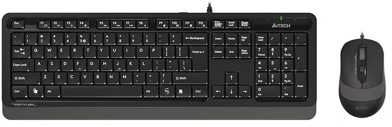 Set tastatura si mouse cu fir de la A4tech.