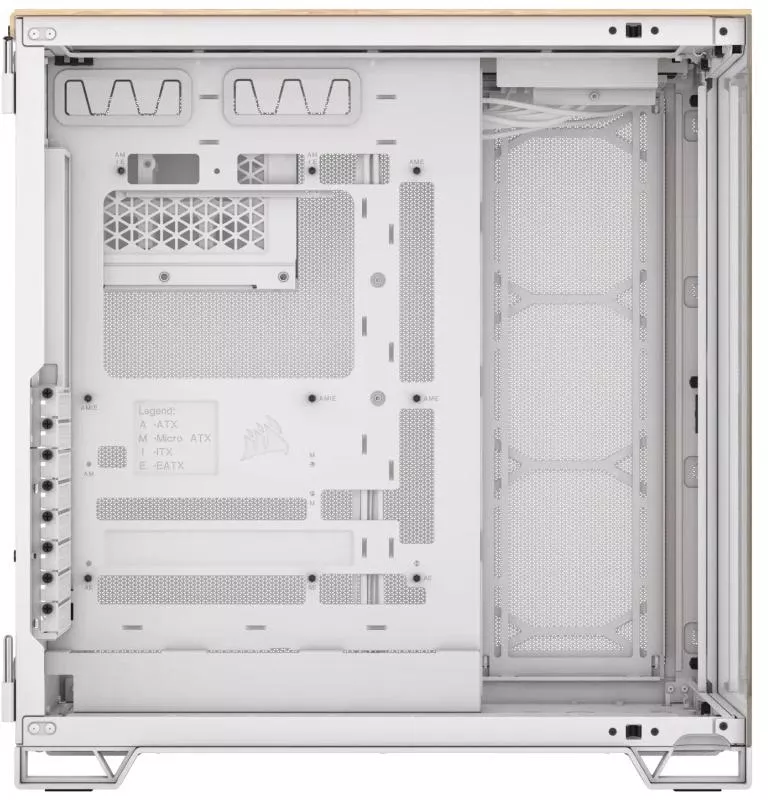Carcase CR Case iCUE 6500X RGB Mid-Tower White/B - domo.ro