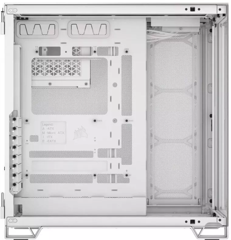 Carcase CR Case iCUE 6500X RGB Mid-Tower White/S - domo.ro