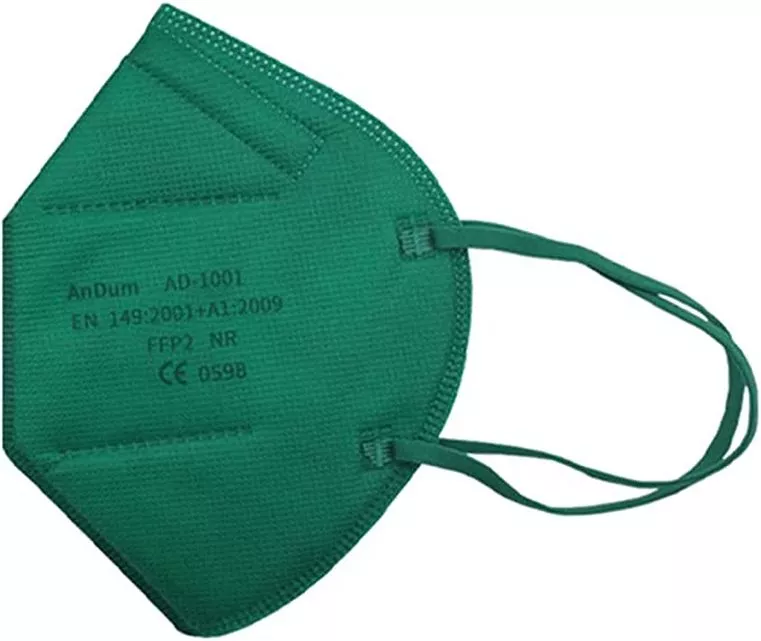 Masti FFP2 Dark Green Set 30 model AD-1001 5 straturi ambalate ...