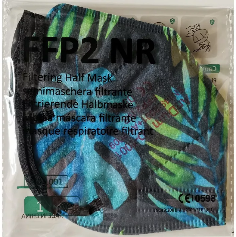 Masti FFP2 ambalate individual Blue Leaves model AD-1001 5 straturi set ...