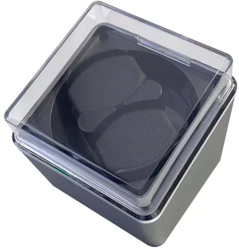Cutie intors ceasuri automatice iUni Watch Winder 2 Negru-Argintiu ...