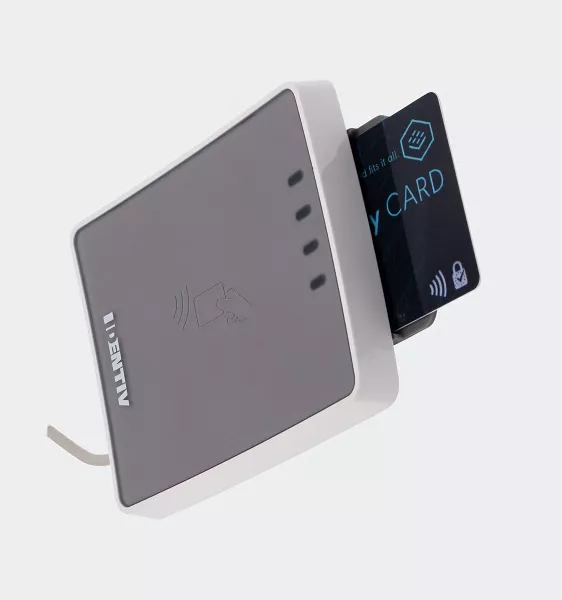 IDENTIV uTrust 4701F - cititor carti noi de identitate cu cip CEI cu ...