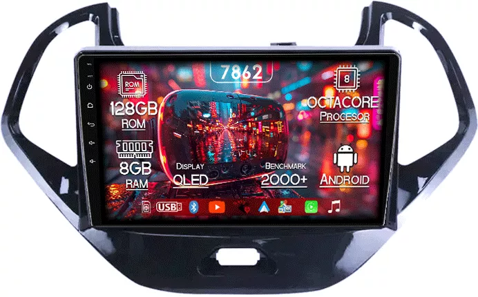 Navigatie dedicata Ford Figo 2015-2018 8GB RAM 128GB ROM Octacore Platforma