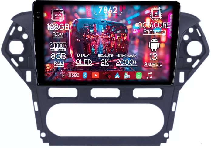 Navigatie dedicata Ford Mondeo 2010-2014 8GB RAM 128GB ROM Octacore ...