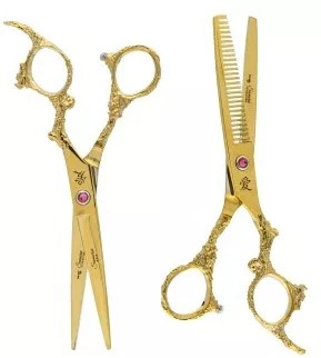 Samurai Samurai Gold Dragon Set foarfeci 6 inch STF22 STF22 - domo.ro