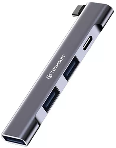 Hub USB-C la 2x USB 2.0 1x USB 3.0 1x Type-C 60W - Techsuit ZenithDock ...