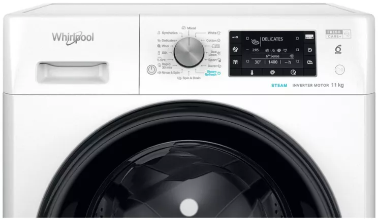 Masina de spalat rufe Whirlpool FFD 11489 BV EE Al 6-lea simt Steam ...