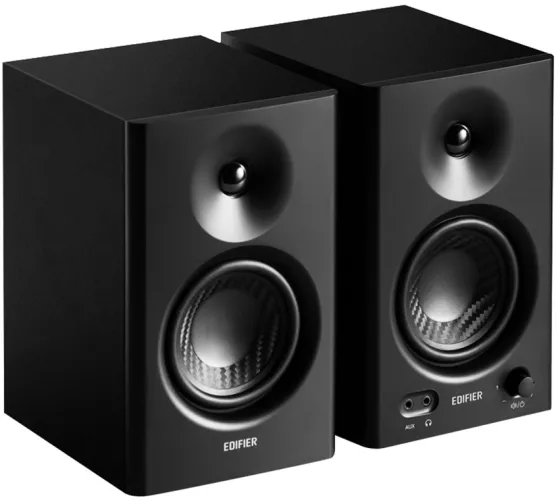 BOXE EDIFIER 2.0 RMS 42W 2 x 21W studio monitor volum bass treble ...