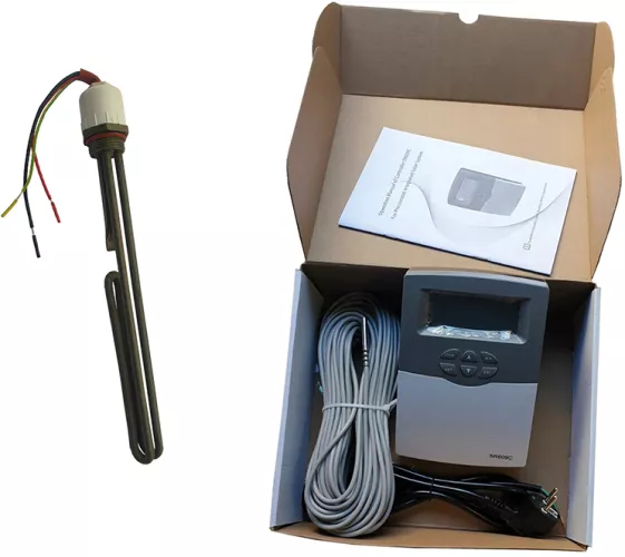 Pachet Controler panou solar presurizat SR609C + Rezistenta electrica ...