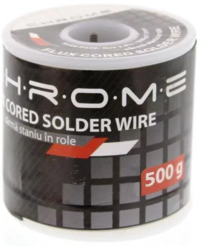 Fludor 500gr 1mm Sn60 Pb40 flux 2 Chrome TIN-500GR/1.0MM-CHR