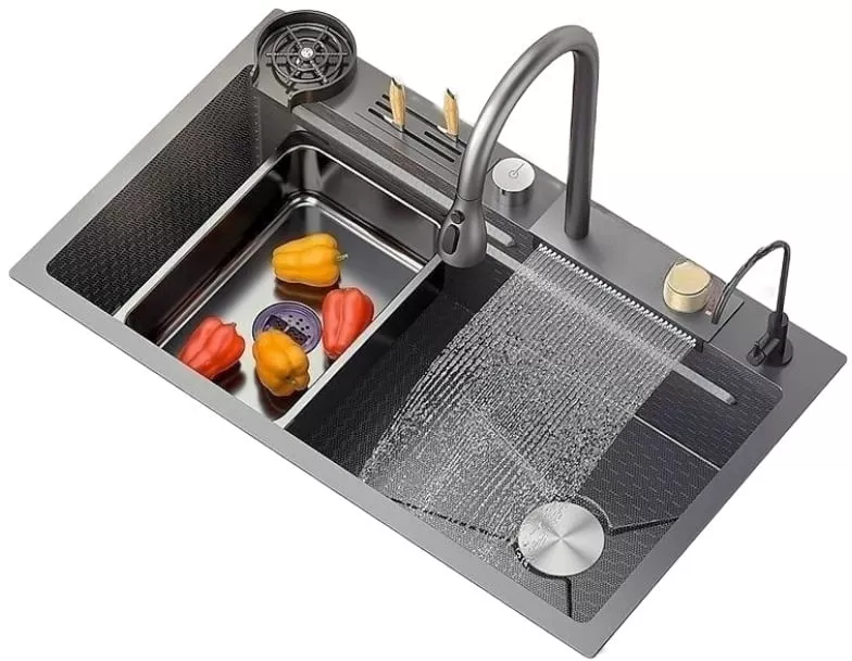 Chiuveta multifuncționala iHunt Sink SC039 cascada apa display LED spalator