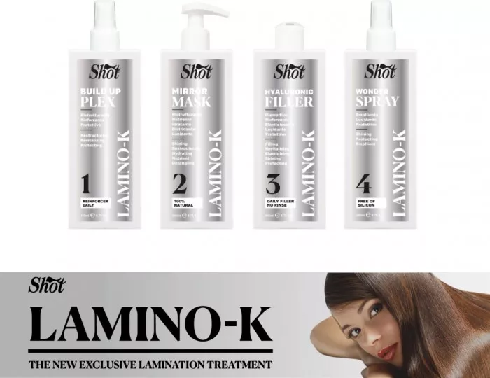Set complet tratament laminare par LAMINOK - Shot PASUL 1 + PASUL 2 ...