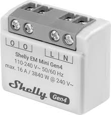 Shelly EM Mini Gen4 &ndash Monitor de Energie Monofazat Ultra-Compact ...