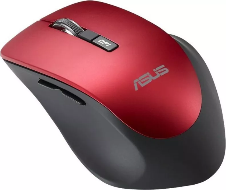 Mouse wireless optic 1600 dpi Asus WT425 90XB0280-BMU030 rosu