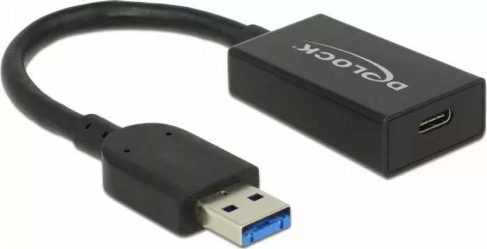Adaptor USB 3.1-A host la tip C device T-M Activ 0.15m Negru 65698 ...