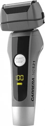 Aparat de ras Carrera No 521 Wet Dry 3 lame 1000 mAh Gri Titan 4659287 - domo.ro