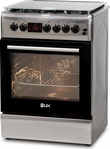 Aragaz LDK 6060 D ECAI IX RMV NG 4 arzatoare 51 L Cuptor electric Timer Grill - domo.ro