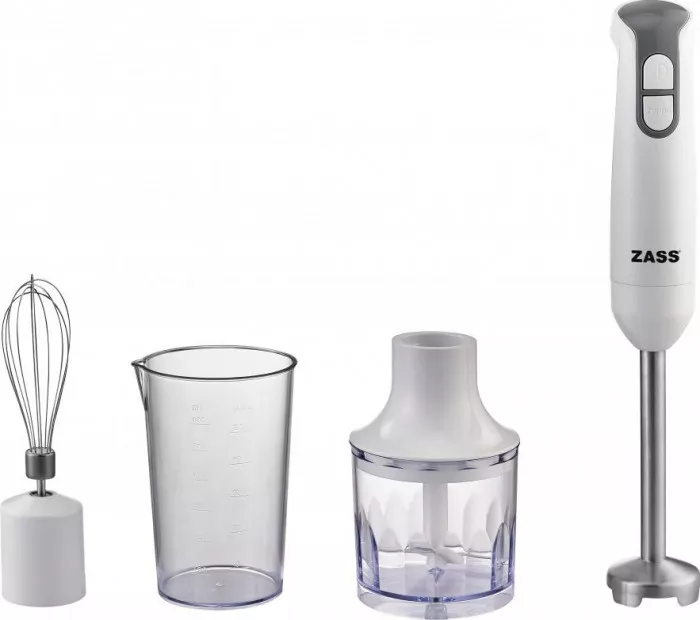 Blender de mana Zass ZHB 07 0.6 L 2 viteza Turbo Alb ZHB 07 - domo.ro