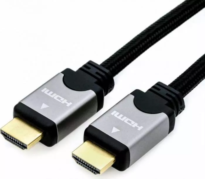 Cablu HDMI Roline High Speed 2M Negru 11.04.5851-10 - domo.ro