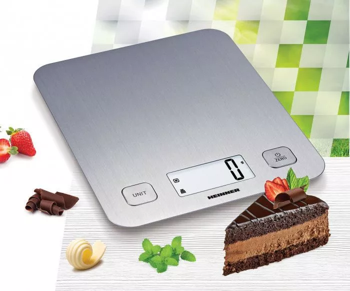 Cantar de bucatarie Heinner HKS-5IX 5Kg 1g Functie Tara Functie cantarire - domo.ro