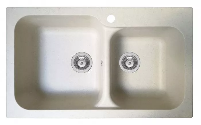 Chiuveta Pyramis Twin DUROTHEK 830x500mm adancime 210mm montare pe blat ...