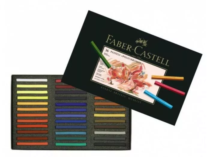 Creioane Pastel 36 Culori Polychromos Faber-Castell fc128536 - domo.ro