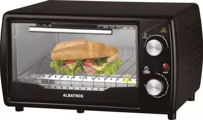 Cuptor Electric Albatros A10B2 10L 1000W Temporizator Negru a10b2 - domo.ro