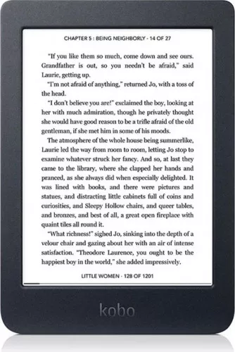 EBook Reader Kobo Nia 2020 6inch 8GB E Ink Carta ComfortLight Negru