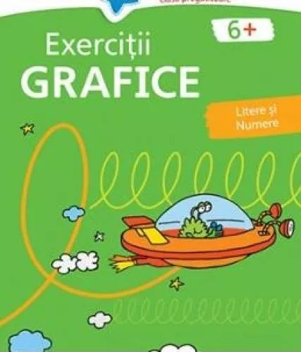 Exercitii grafice 6 ani+ verde 978-606-535-624-5 - domo.ro